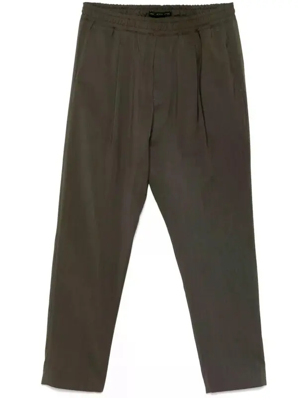 LOW BRAND Virgin-wool Tapered Trousers