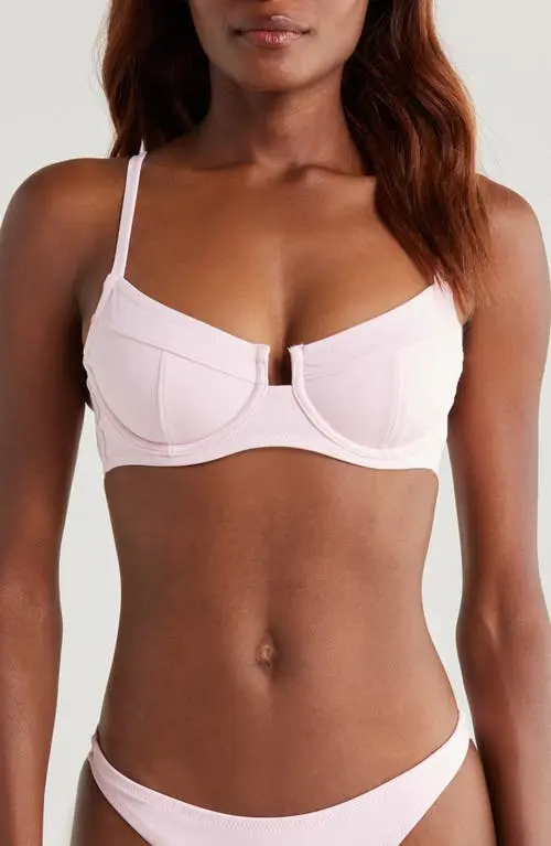 Solid & Striped Harley Bikini Top - Carnation