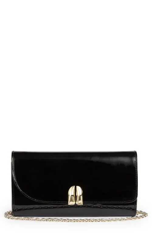 Sac à Main Cuir Noir L.K. Bennett - Pochette De Soirée 'Holden' En Cuir Italien, Neuf Avec Étiquettes