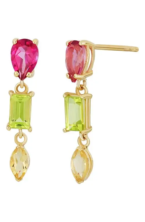 Bony Levy Mixed-shaped Gemstone Drop Earrings
