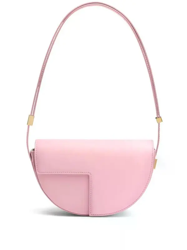 Patou Le Petit Leather Shoulder Bag - Pink