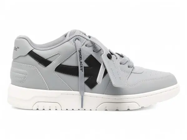 Off-White Out Of Office Ooo Low-top Sneakers - Grey/black