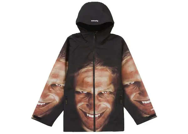 Supreme Aphex Twin Reversible Goretex Hooded Jacket - Black