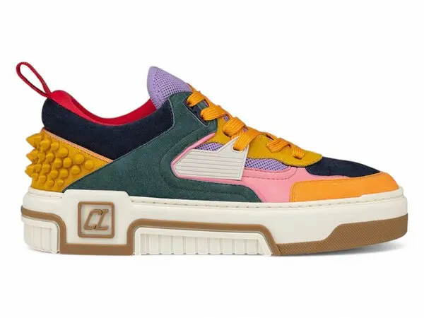 CHRISTIAN LOUBOUTIN Astroloubi Flatin Sneakers - Multi Foam/navy Blue
