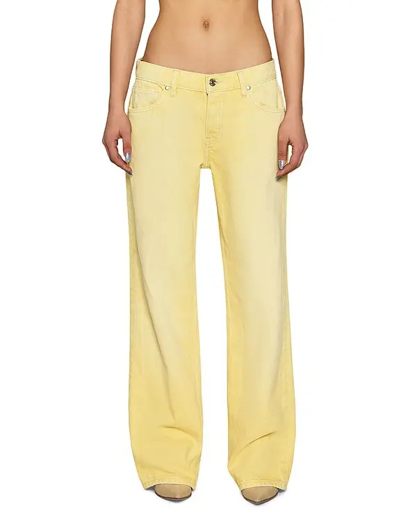 EB DENIM Cropped Low Rise Baggy Jeans