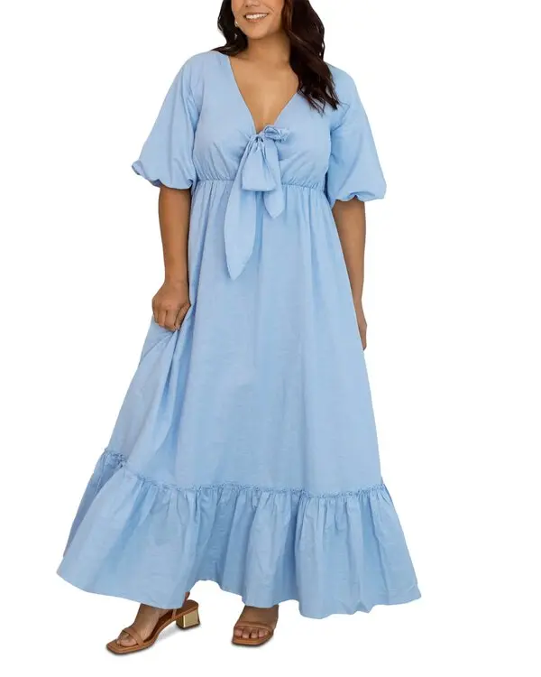 Dani Marie Tara Maxi Dress - Pastel Blue | Editorialist