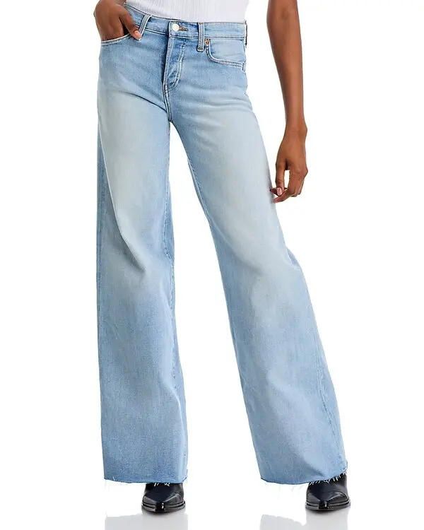 RE/DONE Mid Rise Palazzo Jeans