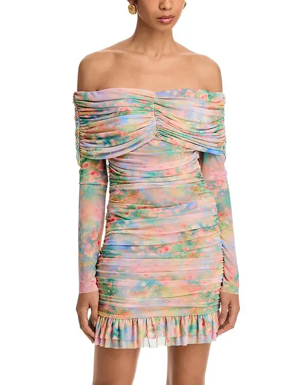 AFRM Fay Printed Mini Dress