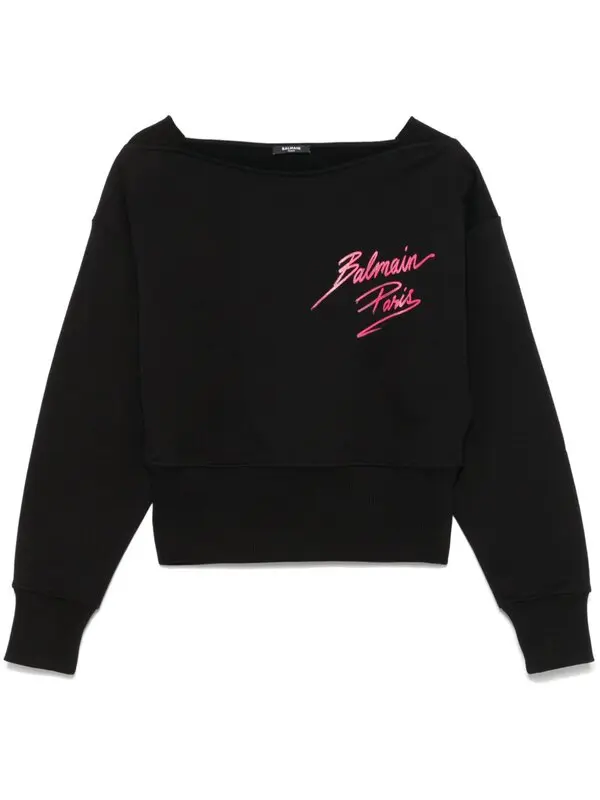 Balmain Cropped Sweatshirt