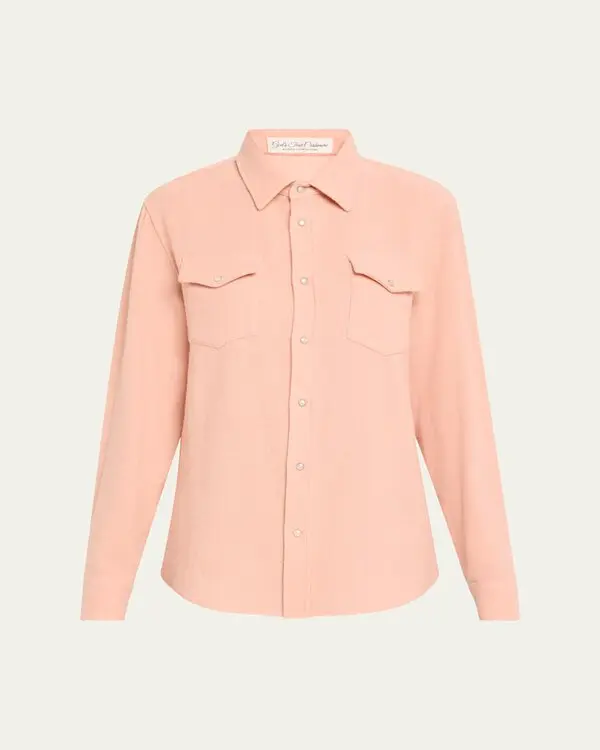 GOD'S TRUE CASHMERE Button-down Shirt - Moonstone