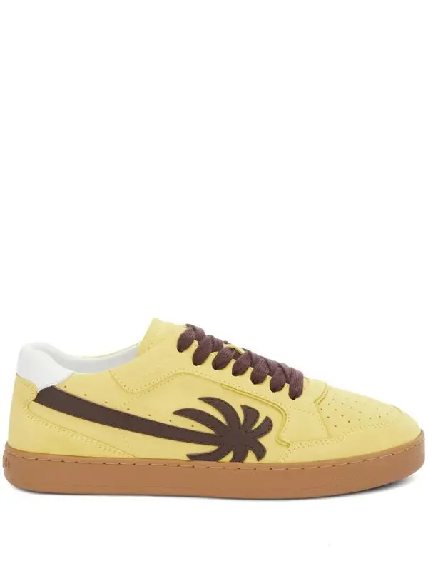 Palm Angels Pa1 Low Top Sneakers - Ocher Yellow - Brown