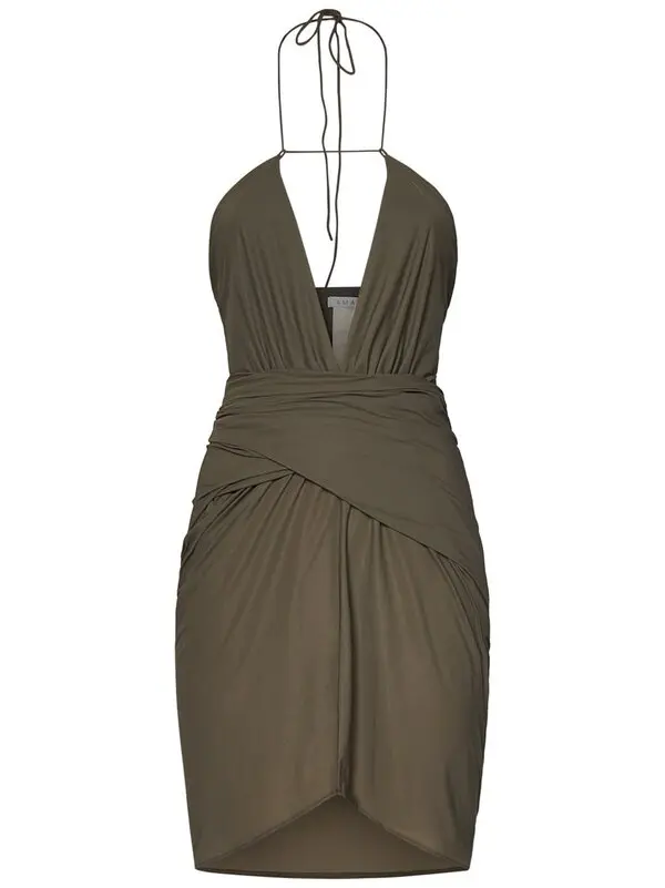 AMAZUIN Yulia Mini Dress - Green