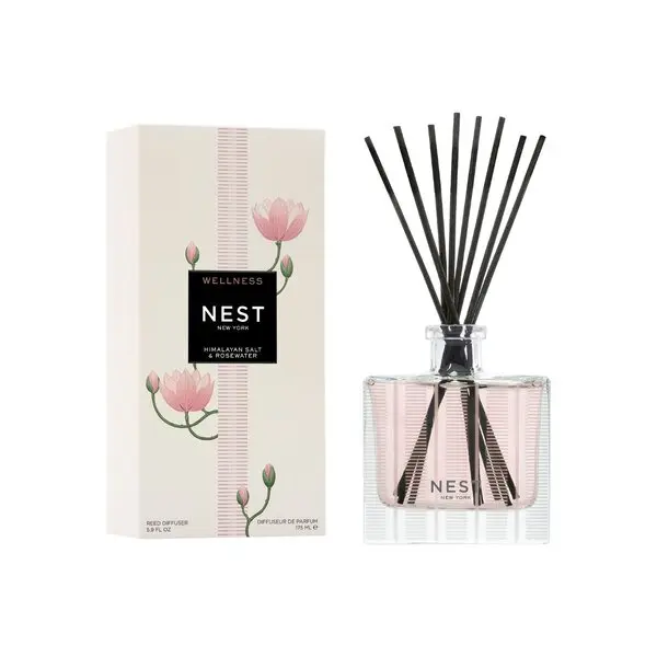 NEST NEW YORK Himalayan Salt & Rosewater Reed Diffuser