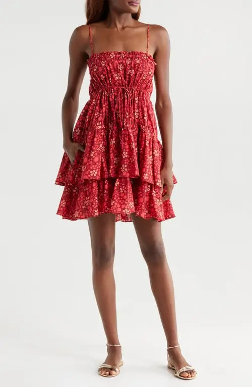 Ulla Johnson Kalila Cover-up Minidress - Coral