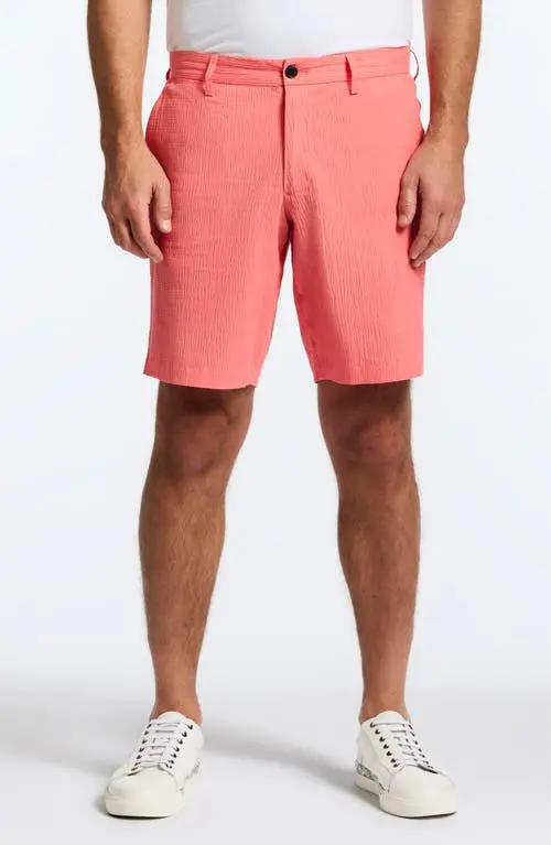 Robert Graham Thresher Seersucker Shorts - Coral