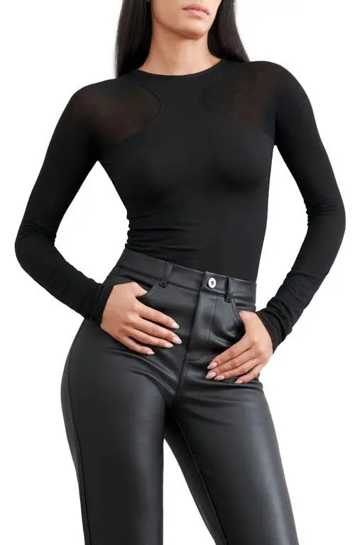 MARCELLA Contrast Knit Top