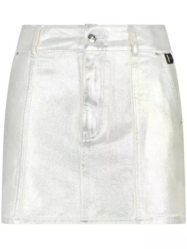 Armani Exchange Metallic Mini Skirt