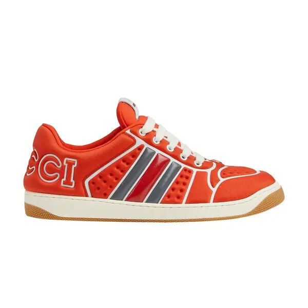 Gucci Screener Neoprene Sneakers - Orange