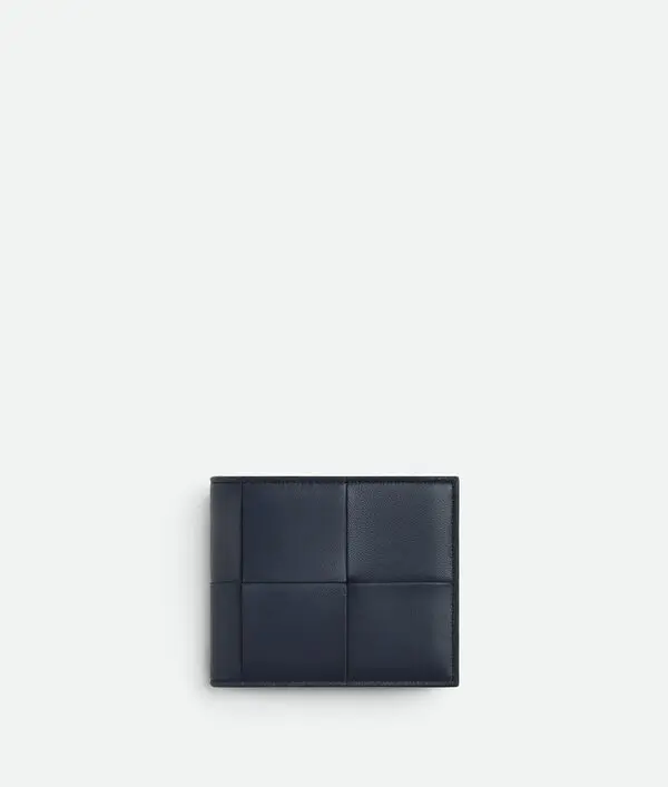 Bottega Veneta Cassette Bi-fold Wallet With Coin Purse - Space/sapele