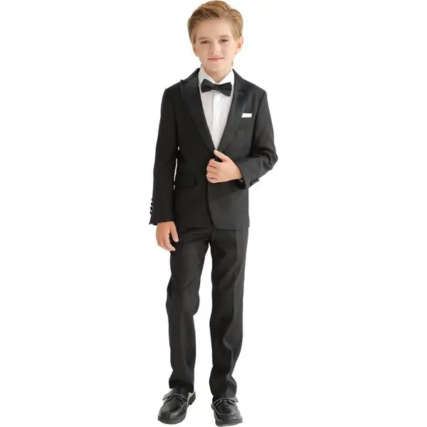 MOUSTACHE Peak Lapel Suit - Black