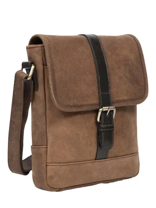 CELTIC & CO. Trim Leather Crossbody Bag