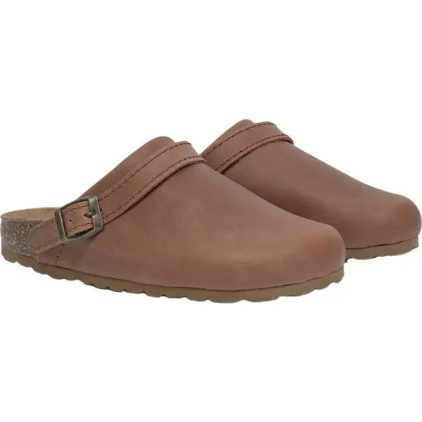 CELTIC & CO. Strap Detail Clogs - Rust