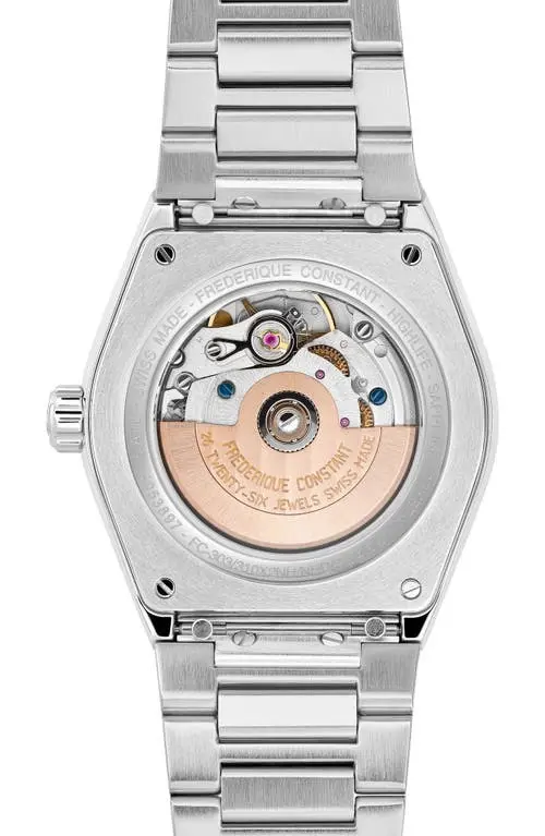 FREDERIQUE CONSTANT Highlife Diamond Automatic Bracelet Watch