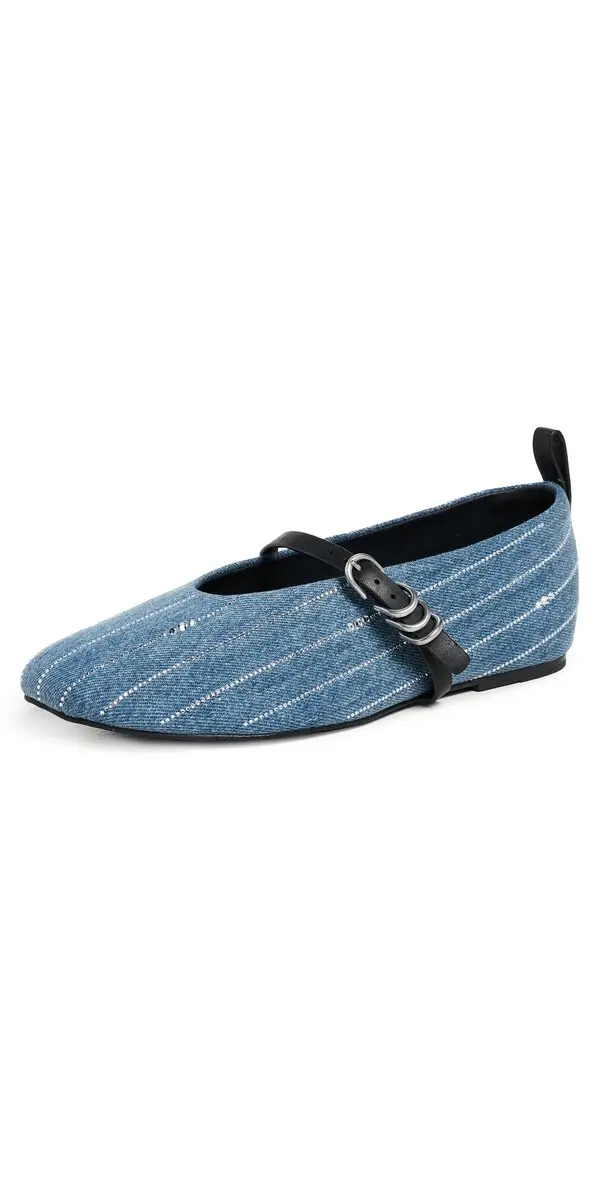 Rag & Bone Spire Mary Jane Flats - Medwshdnm