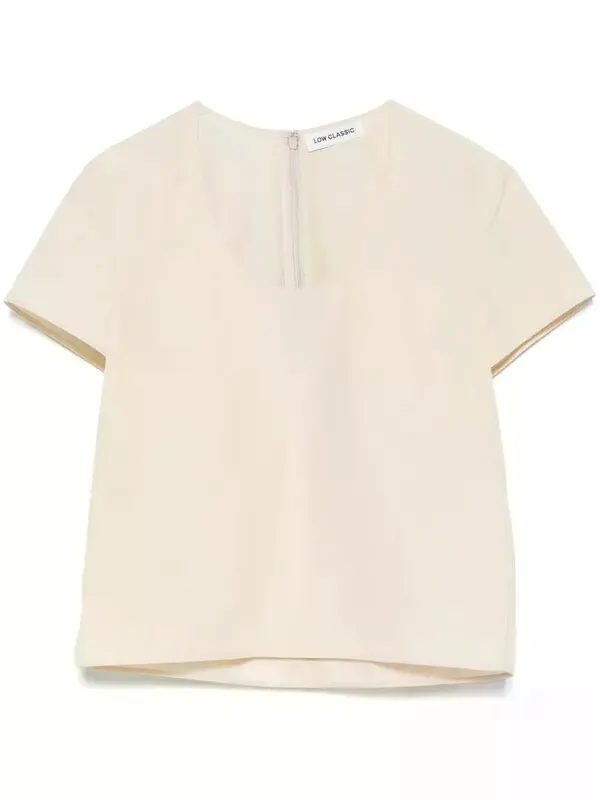 LOW CLASSIC U-neck Blouse