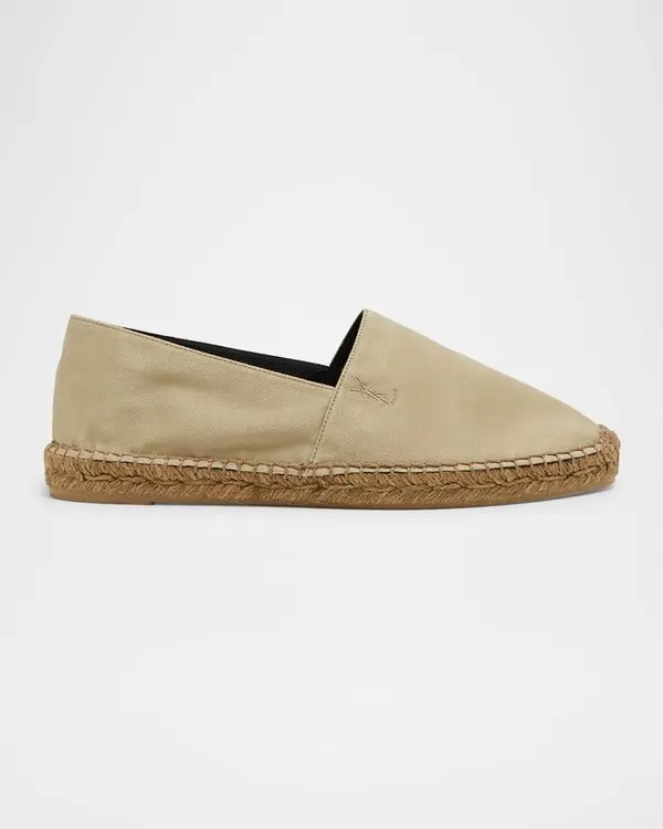 Saint Laurent Cotton Espadrilles - Biscuit