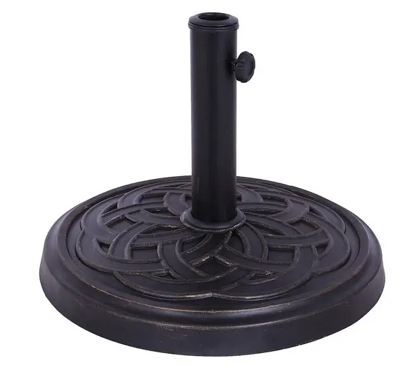 BACKYARD EXPRESSIONS Umbrella Base, 26.5 Lb. Um Brella Stand