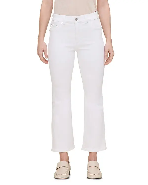 DL1961 Petite Bridget Crop Instasculpt High-rise Bootcut Jeans