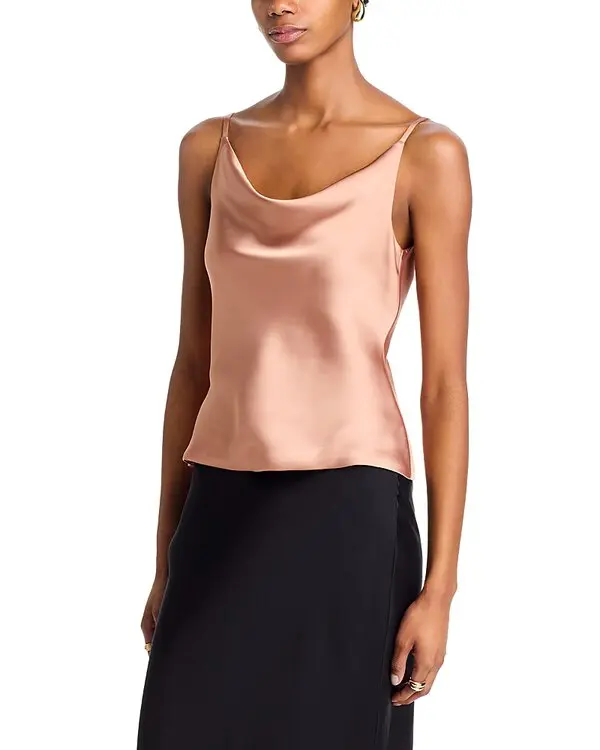 Norma Kamali Maria Slip Top - Cappuccino