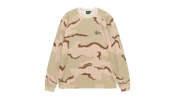 StÜssy Basic Thermal - Sand Camo