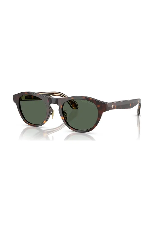 Giorgio Armani Tortoiseshell Oval Sunglasses