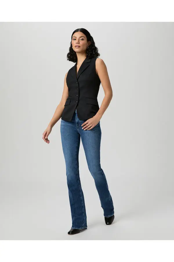 Paige High Rise Manhattan Bootcut Jean