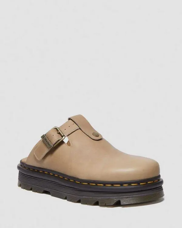 Dr. Martens Zebzag Leather Platform Mules