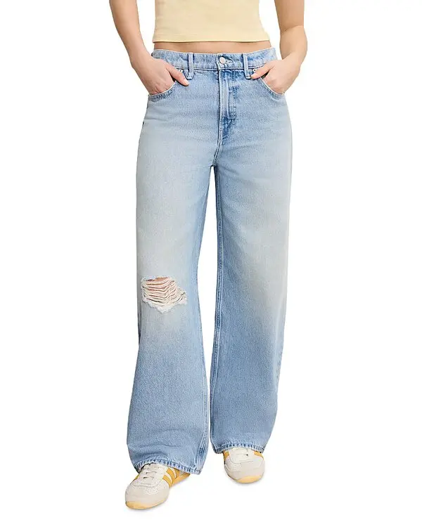 Good American Good Standard High Rise Baggy Jeans
