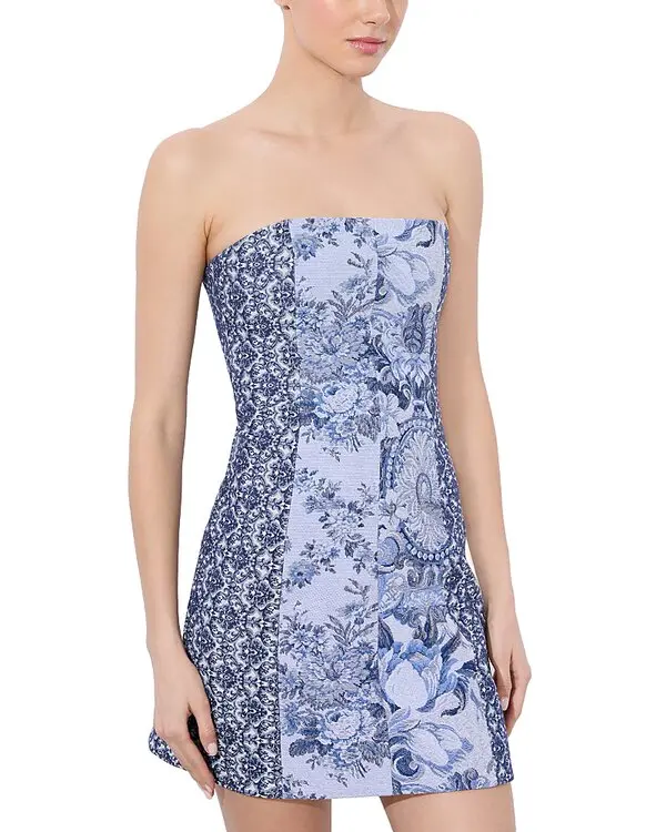 Alice + Olivia Violet Strapless Mini Dress