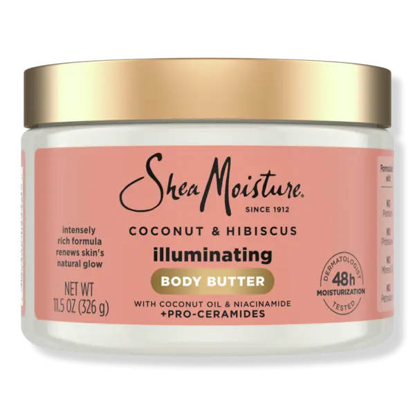SHEAMOISTURE Coconut & Hibiscus Niacinamide And Pro-ceramides Illuminating Body Butter