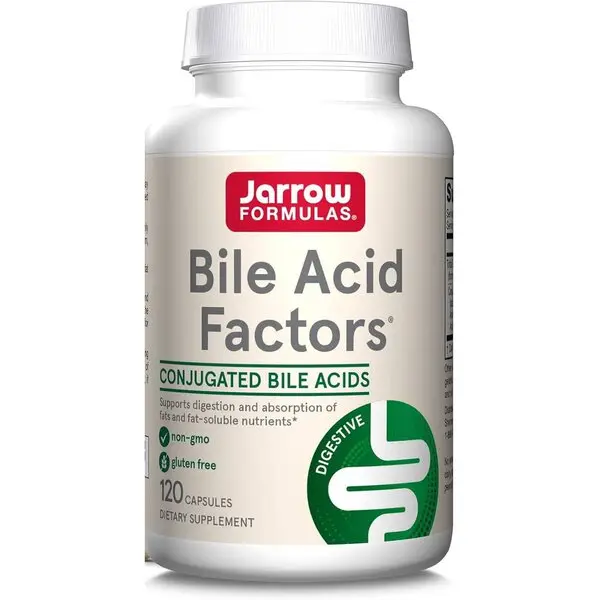 JARROW FORMULAS Bile Acid Factors 120 Capsules