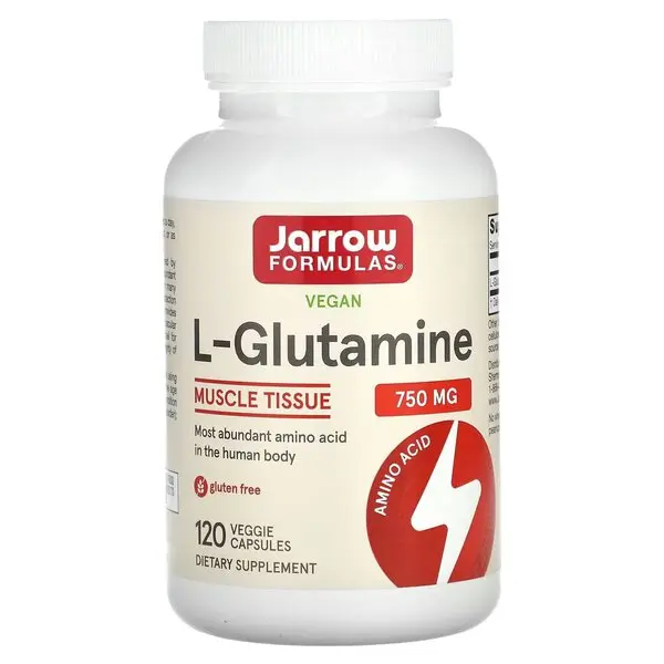 JARROW FORMULAS L-glutamine 750mg 120 Capsules