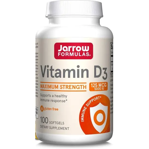 JARROW FORMULAS Vitamin D3 5000iu 100 Softgels
