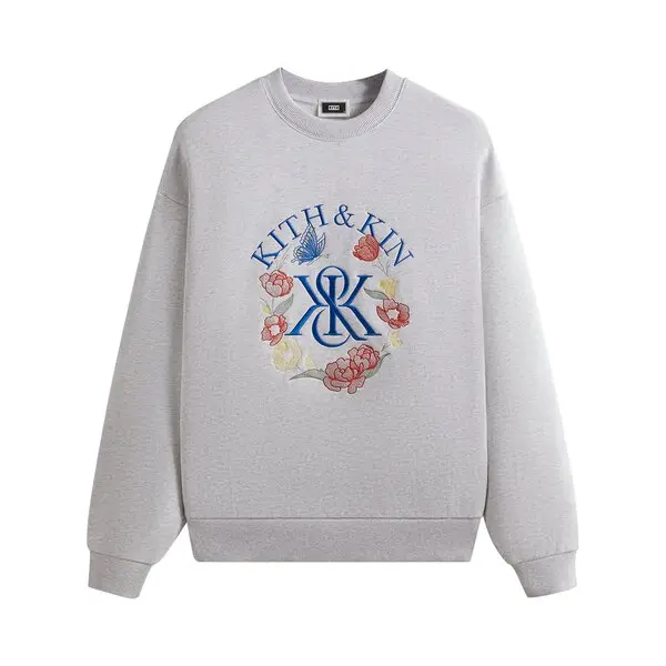 Kith K&k Monogram Nelson Crewneck - Grey