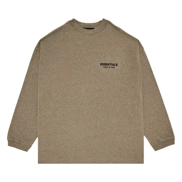 Fear Of God Jersey Long-sleeve Shirt 'heather - Grey