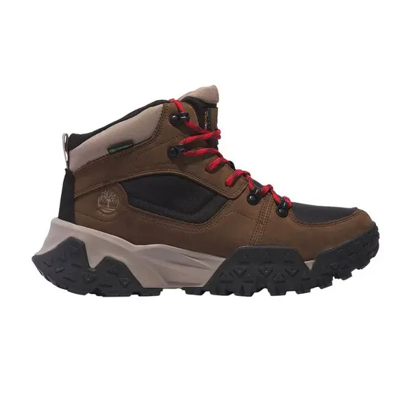 Timberland Motion Scramble Lace Up Mid Waterproof Boots - Brown