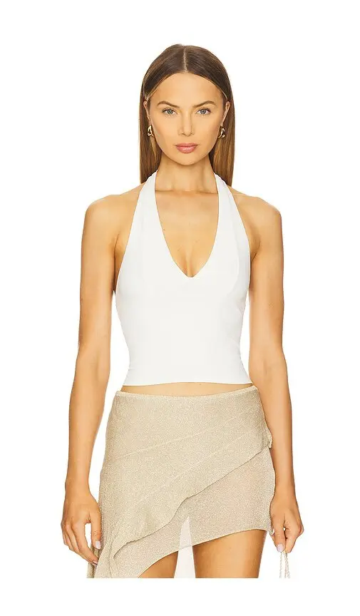 Free People Still Here Halter Top - Ivory