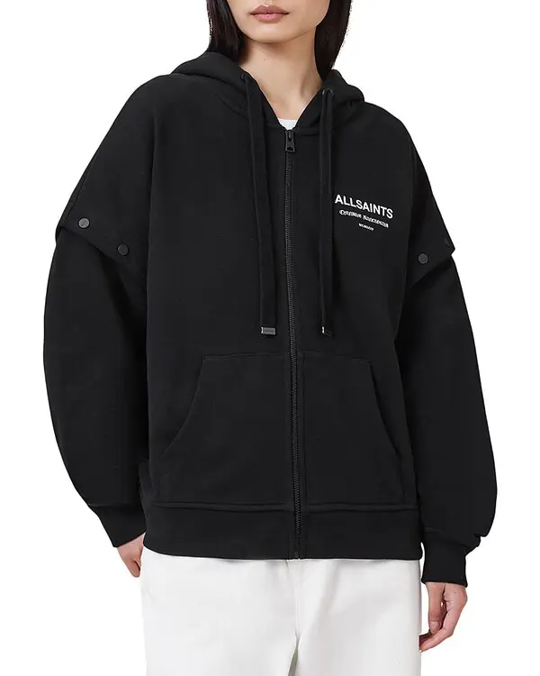 All Saints Omnium Amphia Hoodie - Black