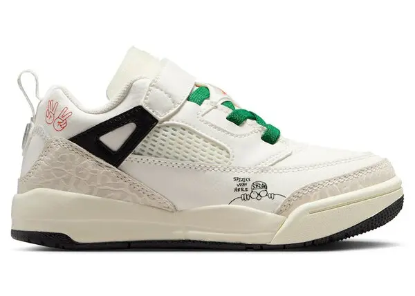 JORDAN Spizike Low Sneakers - Sail/black/pine Green