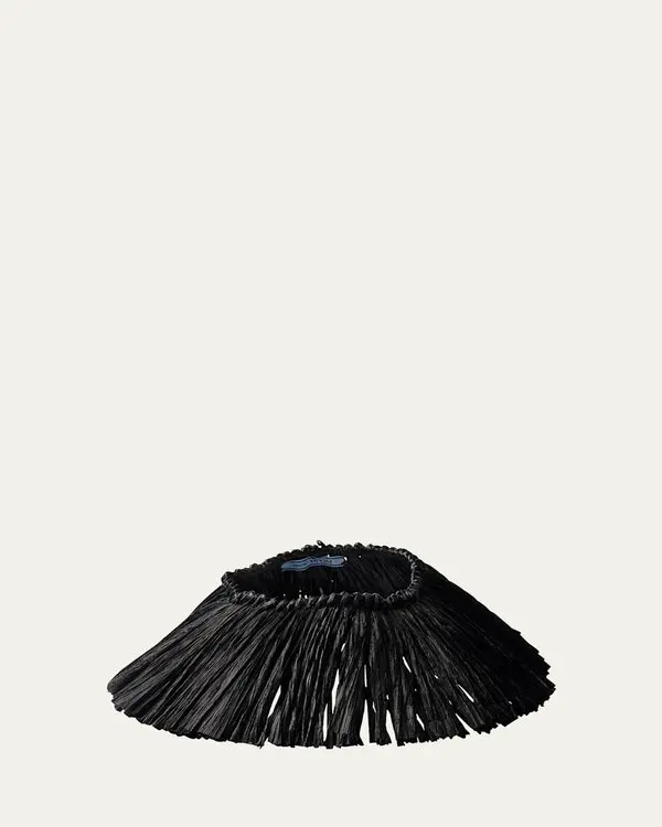 Prada Fringe Visor - Nero